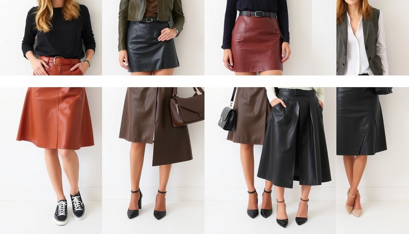 Kako nositi kožne suknje? Casual i elegantne kombinacije